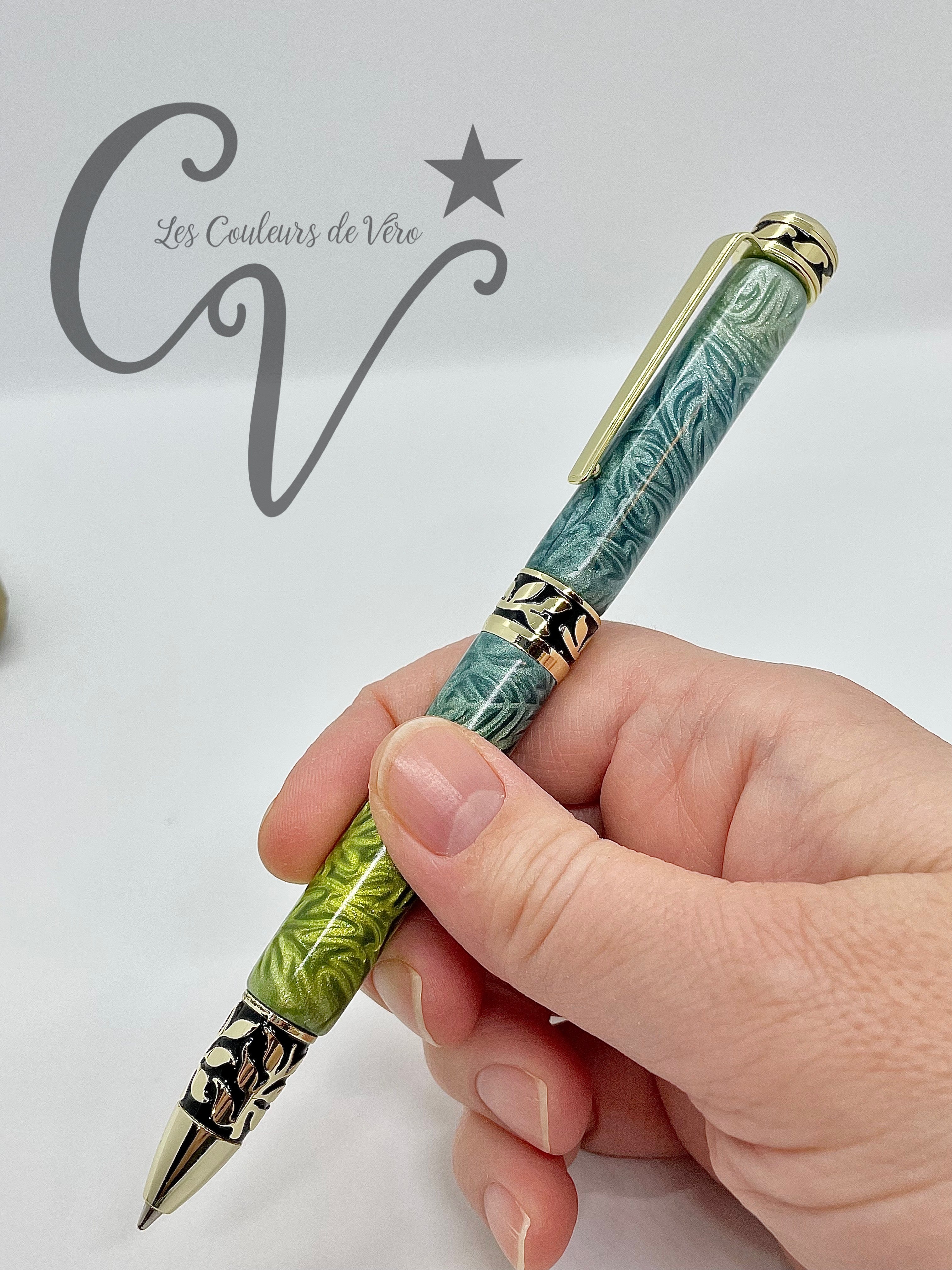 Stylo bille à thème – Les Couleurs de Véro